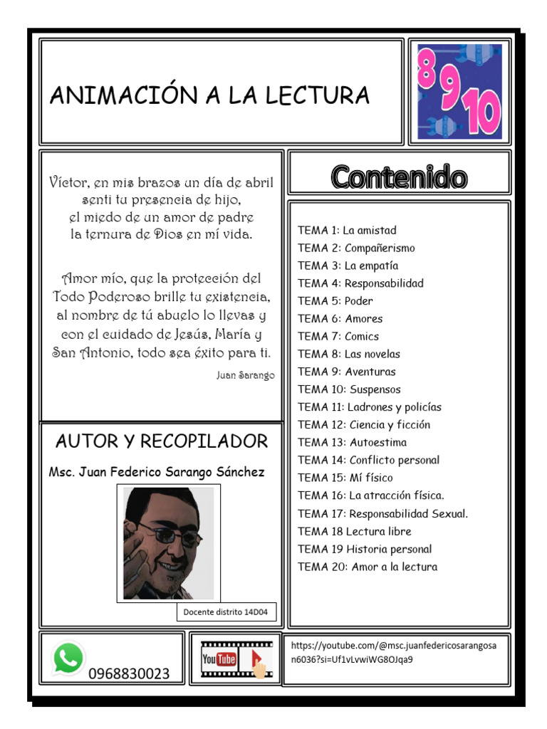 Guía de Animación a la Lectura | PDF | Maestros | Amor