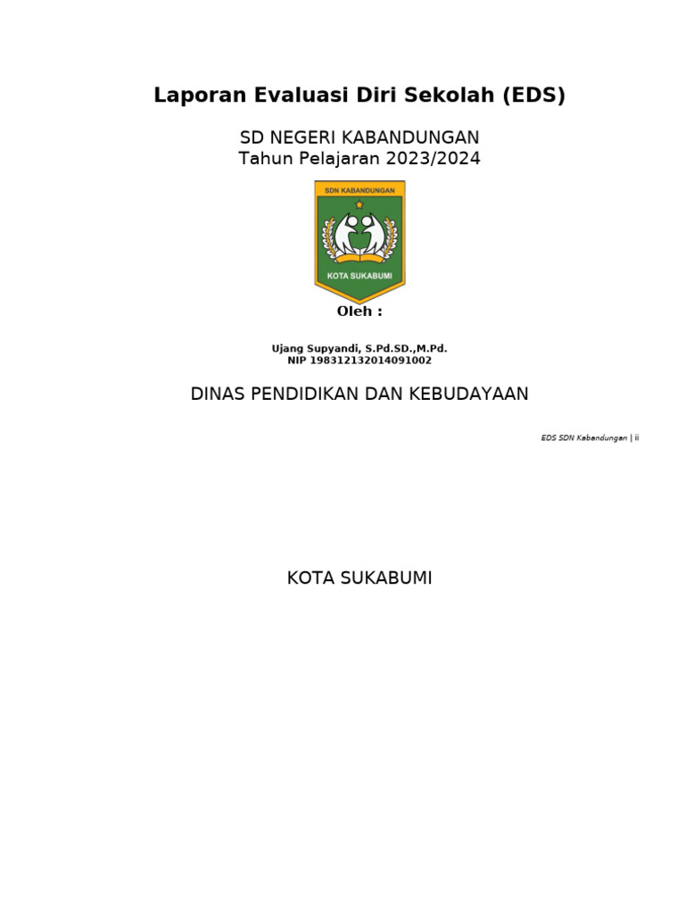 EDS SDN Kabandungan 2023/2024 | PDF