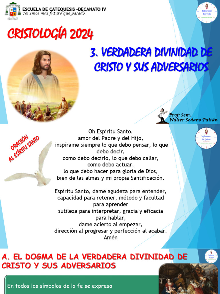 C3. Verdadera Divinidad de Cristo y Sus Adversarios | PDF | Dios ...