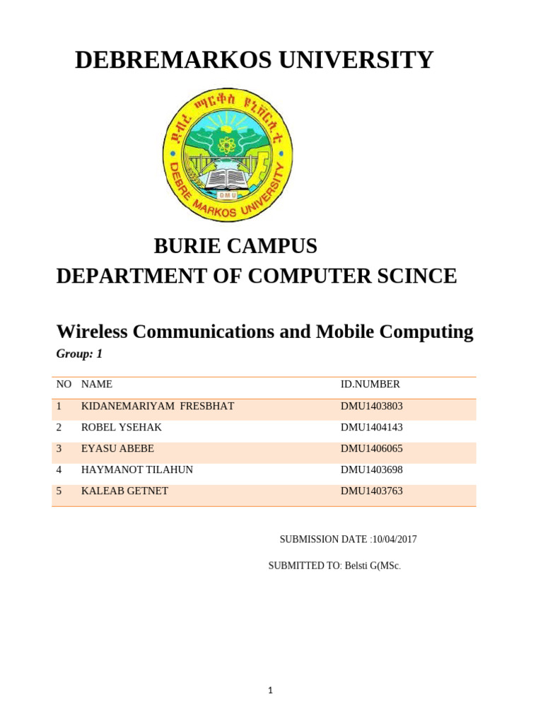 Wireless Assignment Group1 | PDF | Computer Network | Security
