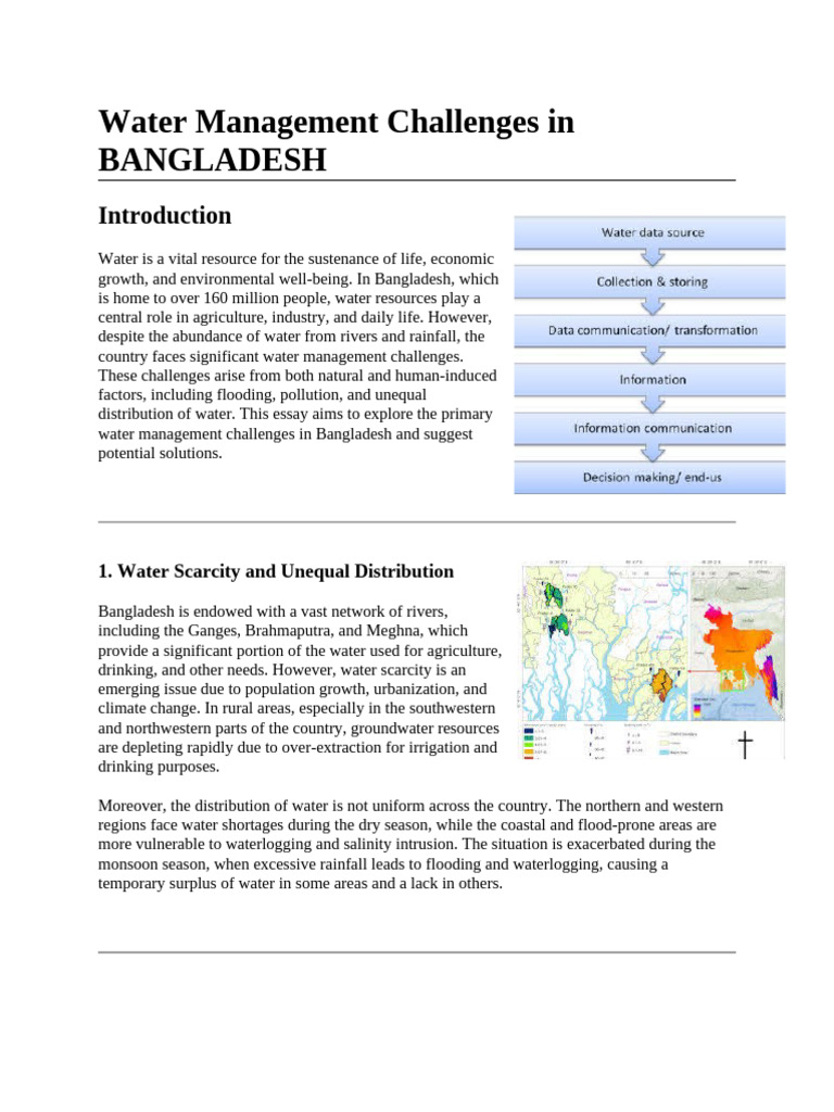 Water Management Challenges in BANGLADESH 1022 | PDF | Flood | Water ...