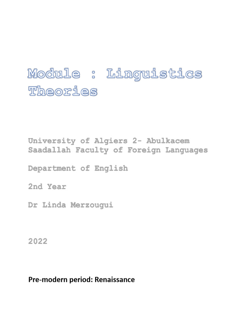 Renaissance | PDF | Renaissance | Liberal Arts Education