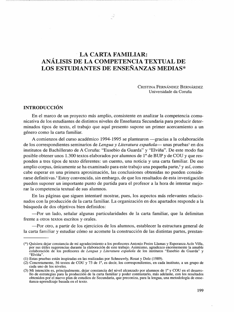 Carta Familiar | PDF | Adverbio | Comunicación