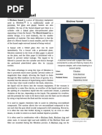 Vacuum Filtration with Buchner Funnel | PDF | Filtration | Unit Operations