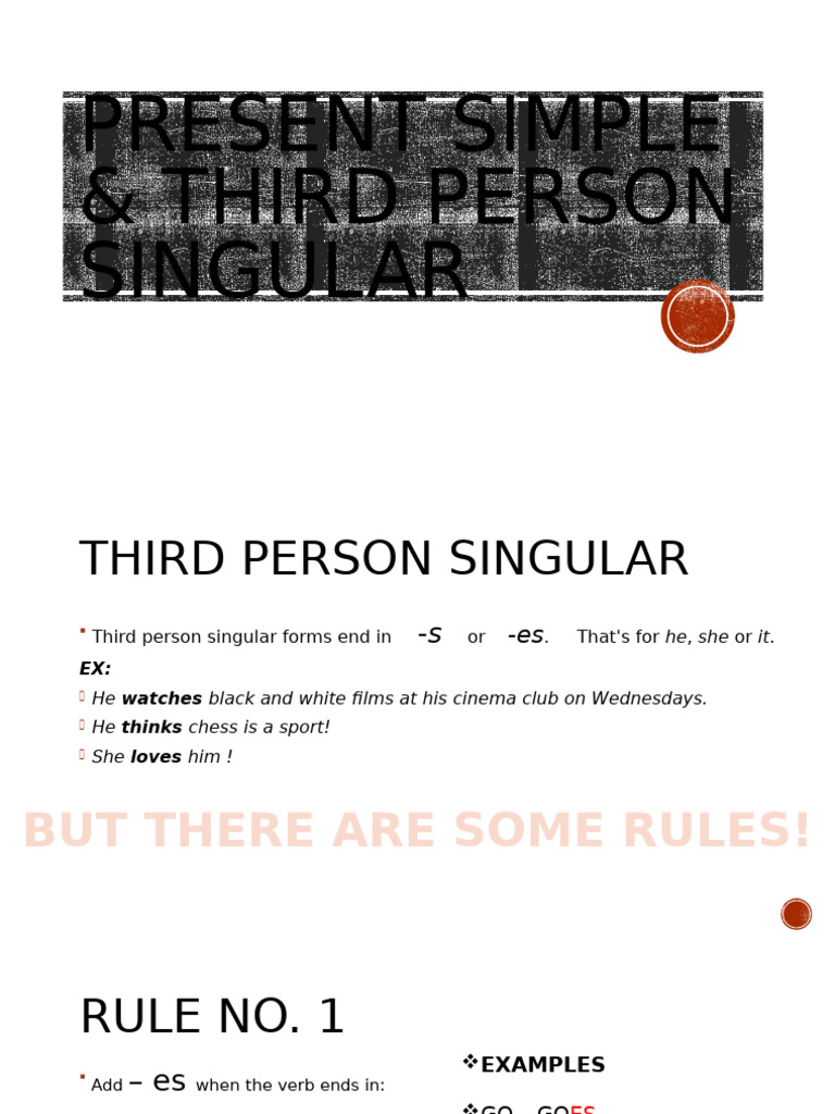 Present Simple Third Person Rule Pronunciation Exercises Phonics Writing Creative W - 116685 | PDF