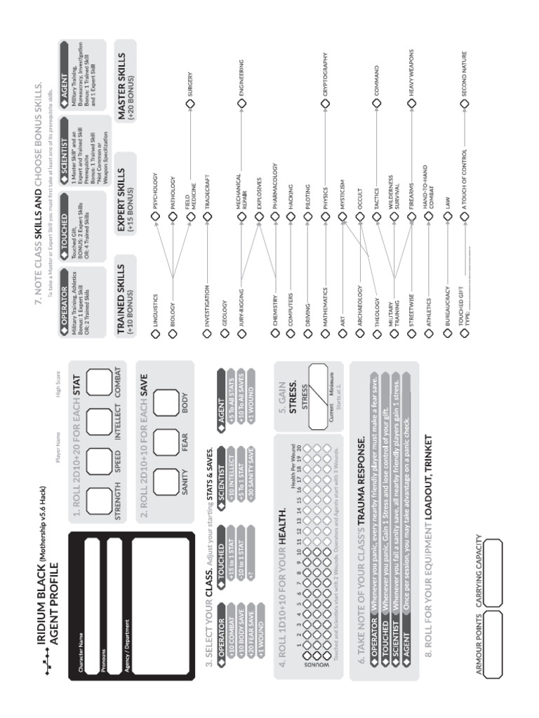 Char Sheet | PDF