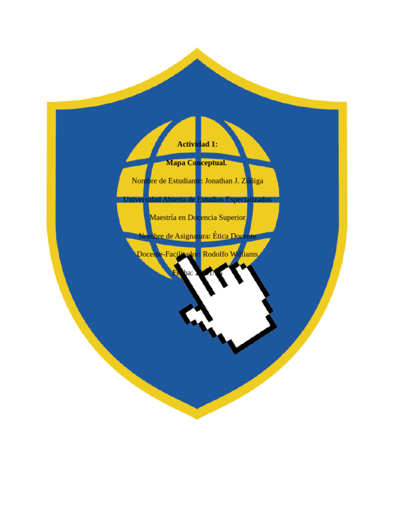Actividad 1 - Jonathan Zúñiga - Mapa Conceptual - Ética | PDF