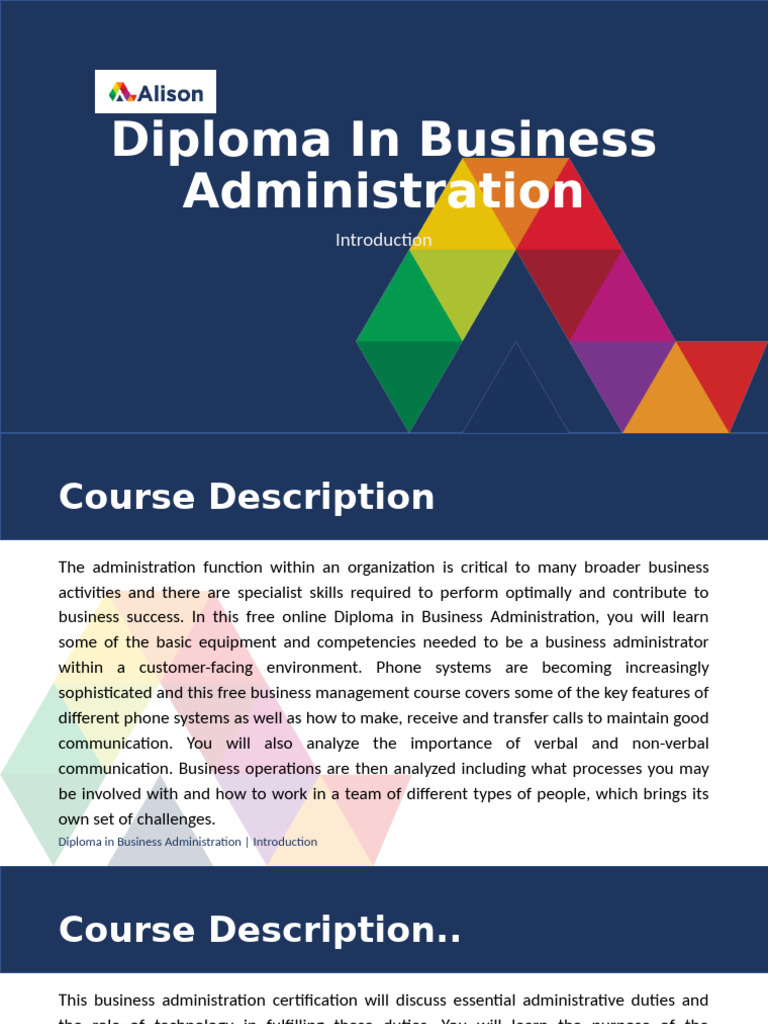 DBA Introduction to Business Administration | PDF | Communication ...
