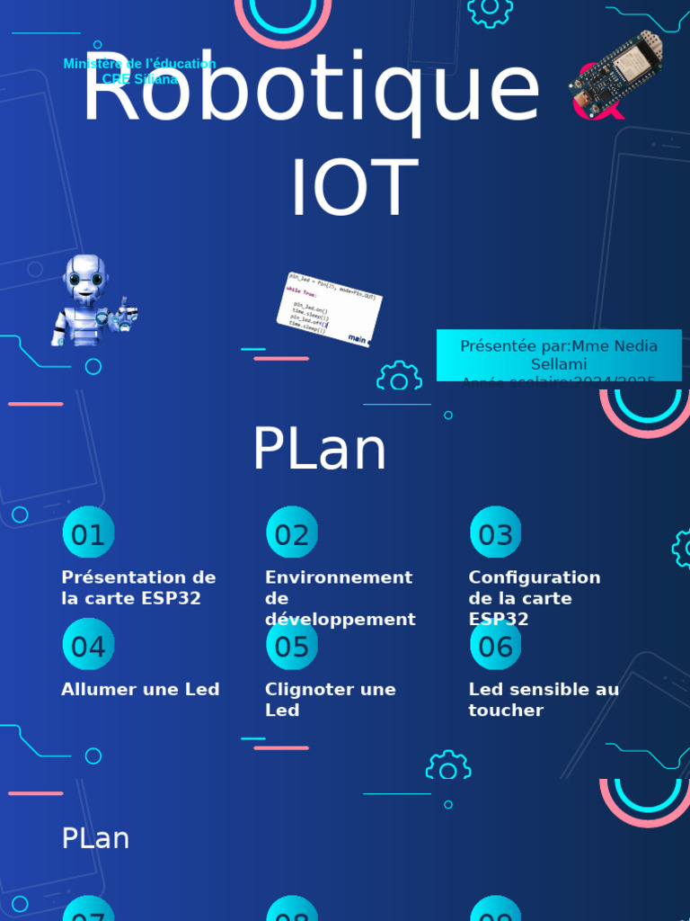 Introduction à l'ESP32 en Robotique | PDF | USB | Architecture ...