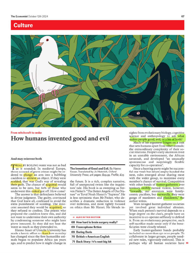 How Human Invented Good and Evil | PDF