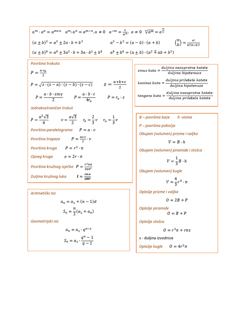 Mat Formule | PDF