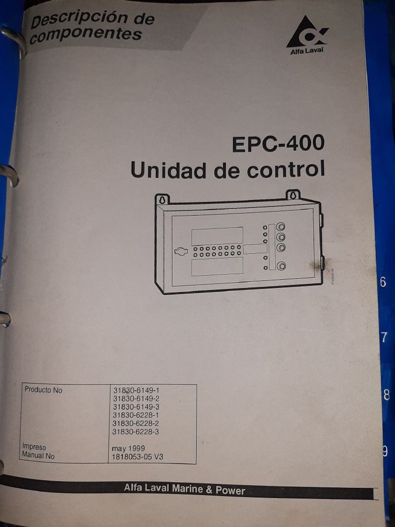 EPC-400 (Unidad de Control) | PDF
