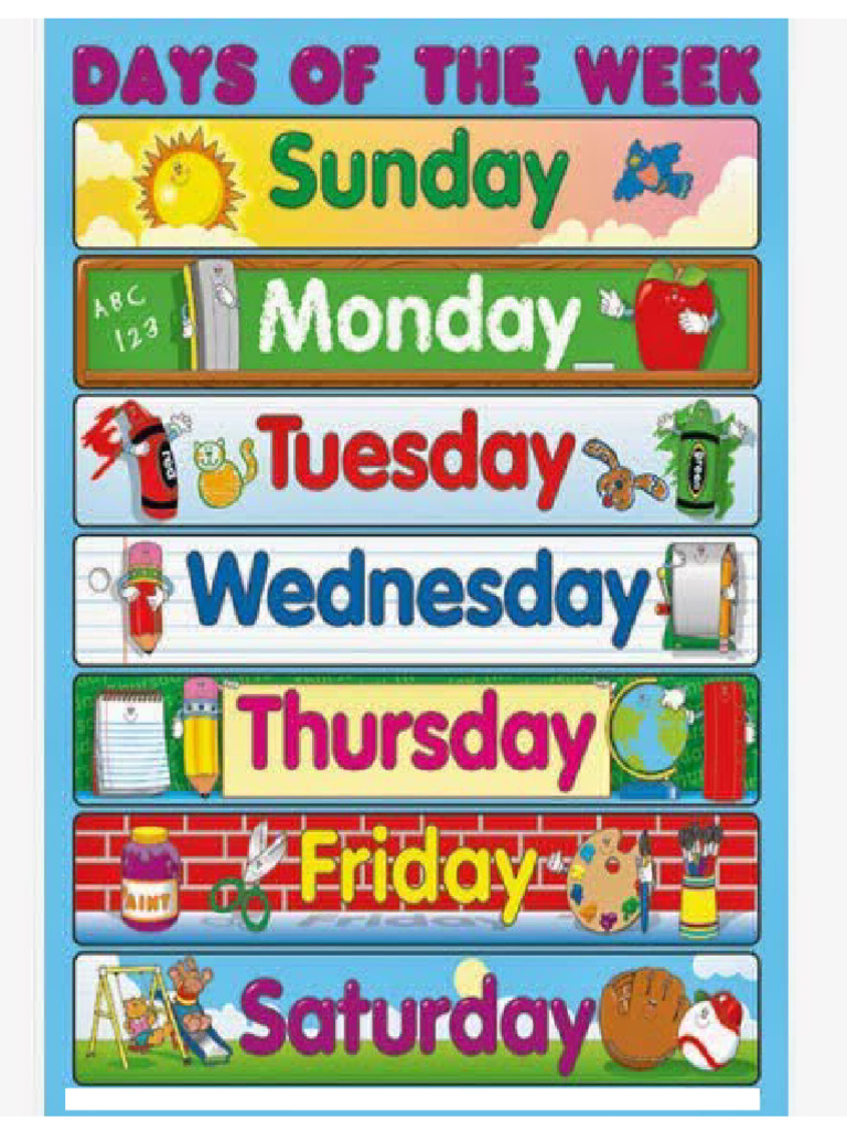 Days of The Week | PDF