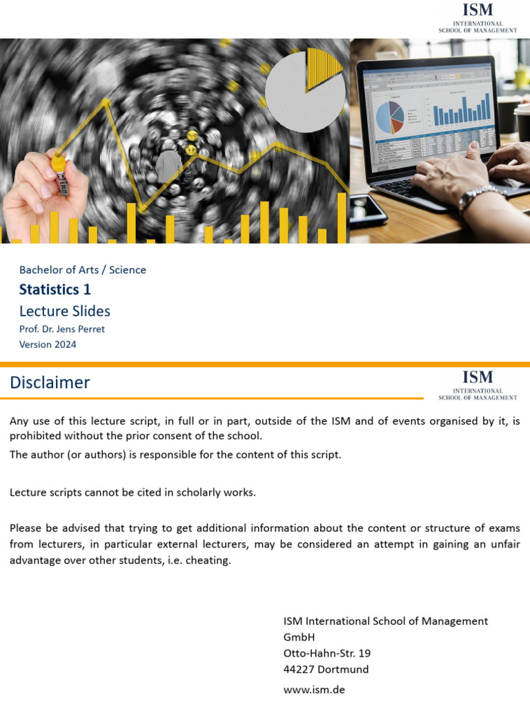 Skript - Statistik 1 - en - WS2425 | PDF | Histogram | Statistical Analysis