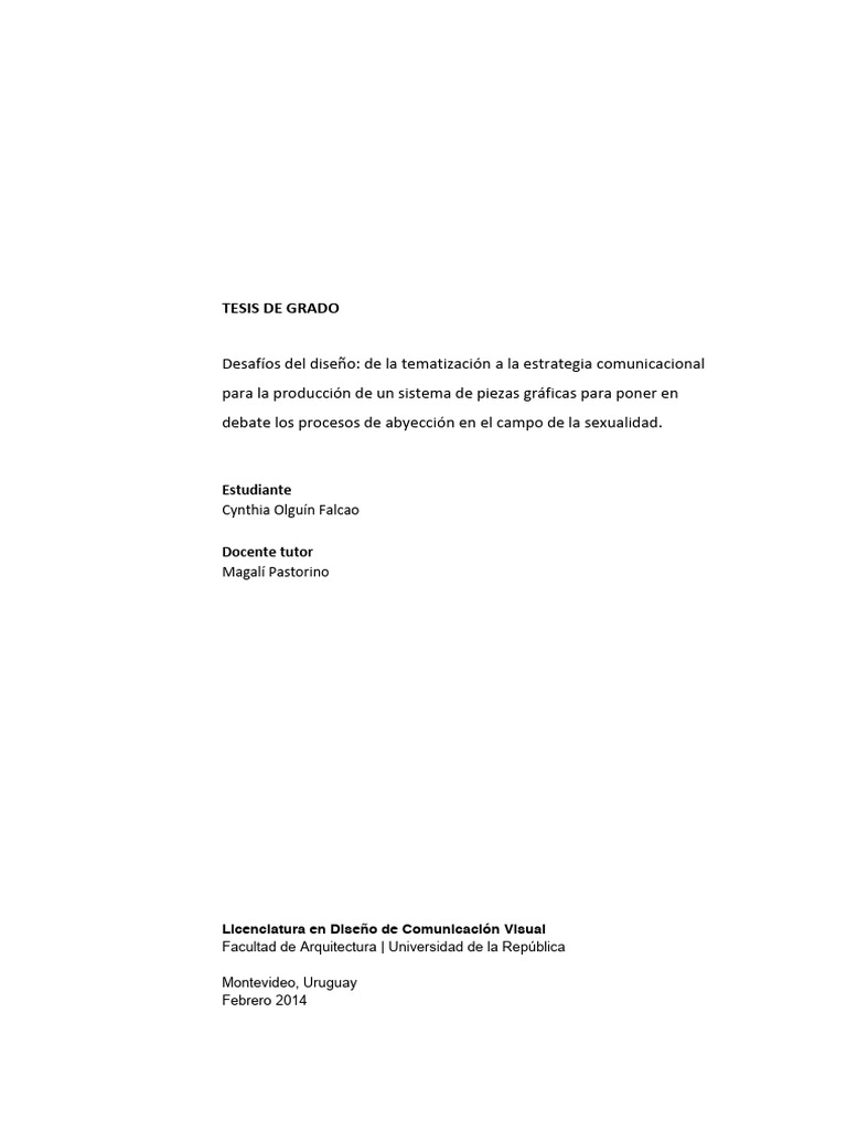 Diseño gráfico y sexualidad: abyección y comunicación | PDF | Diseño ...
