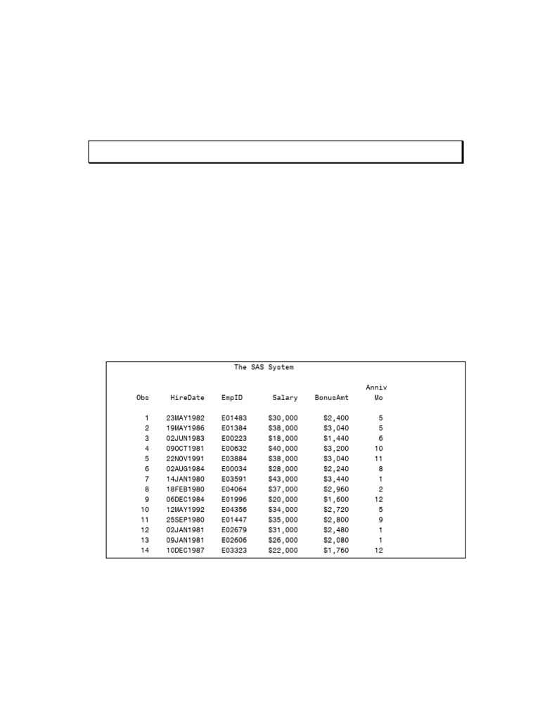 Stat 440 Lab Exercises 7 | PDF | Sas (Software) | Computing