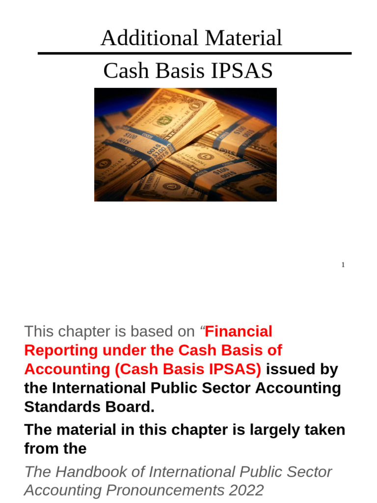 Cash Basis IPSAS Maali | PDF | Cash | Receipt