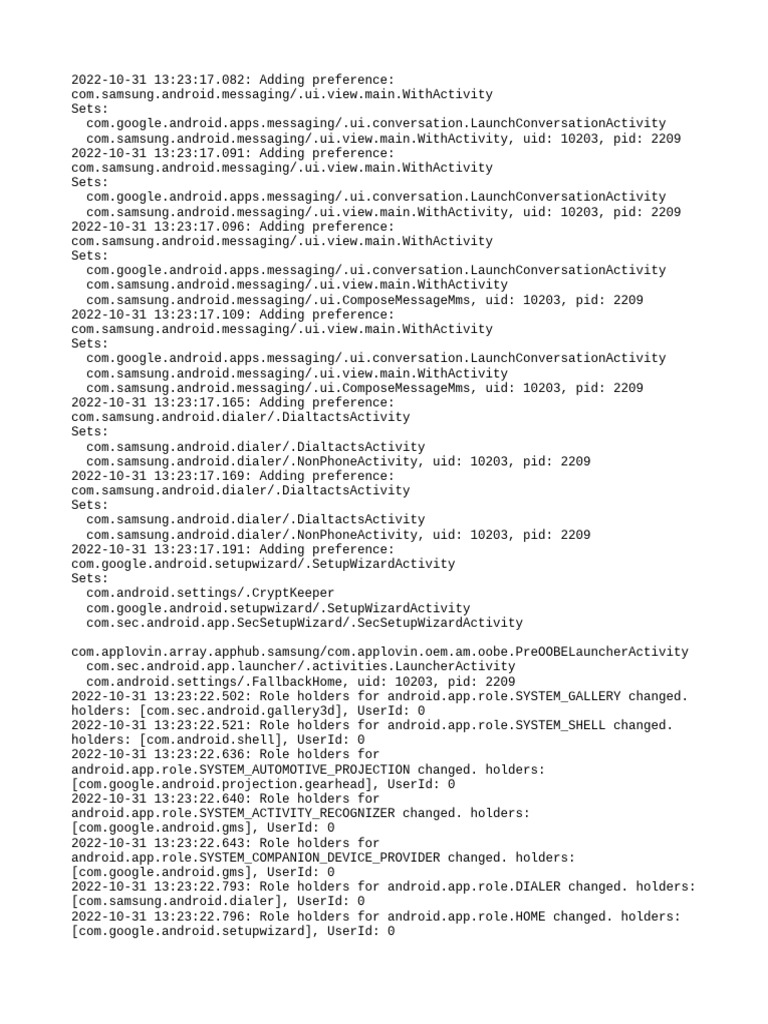 PM Debug Info | PDF | Mobile Software | Software
