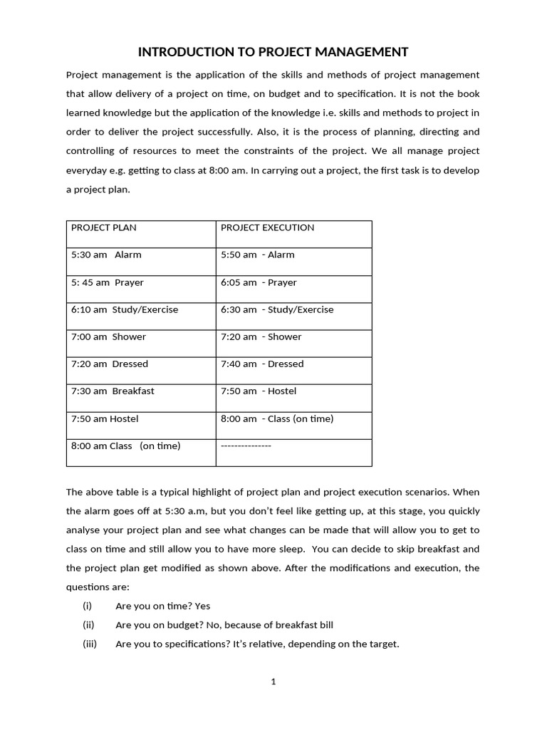 Essentials of Project Management Skills | PDF | Project Management | Organizational Structure