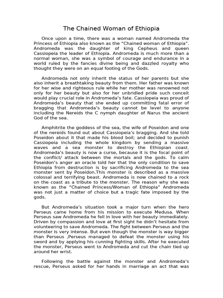 The Chained Woman of Ethiopia | PDF