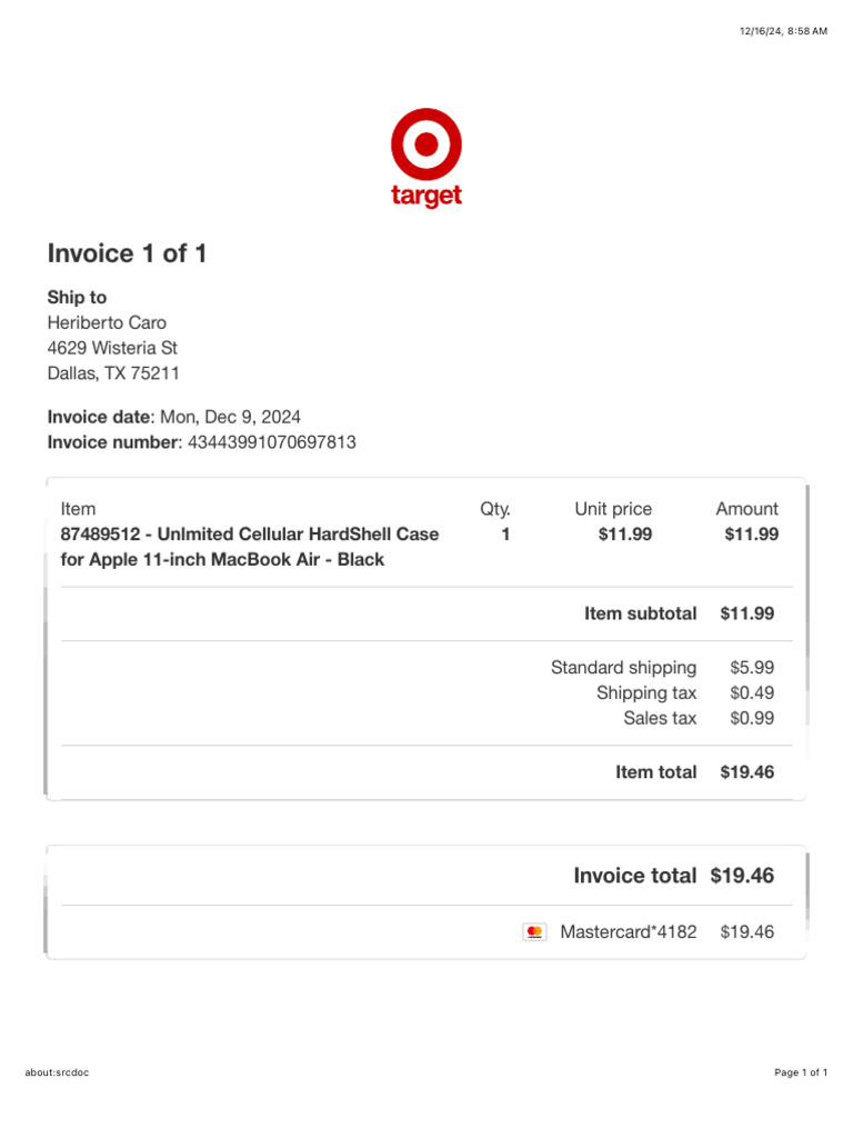 Orders - Invoice Details | PDF