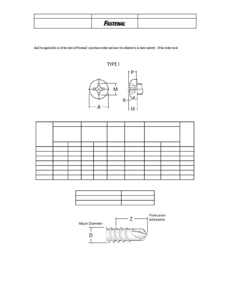 ASME B18.6.3 Self Drilling Screw Pan head Cross Recessed Type 1, BSD ...