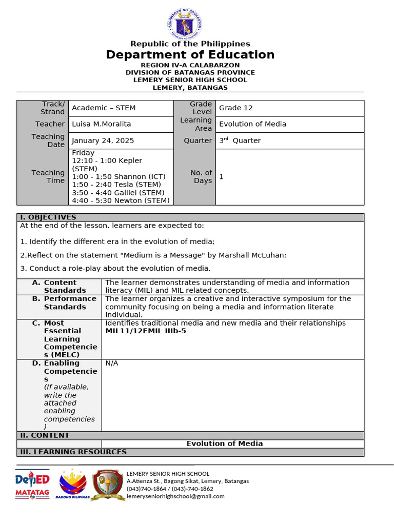 DLP-Evolution of Media (2) | PDF | Information Age | Learning