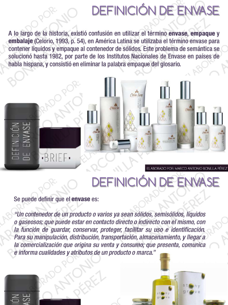 Definicion Envase Clasificacion-2-15 | PDF