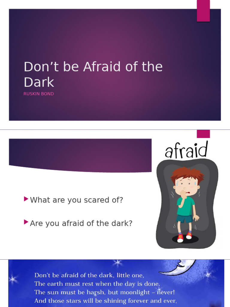 Don't Be Afraid of The Dark | PDF