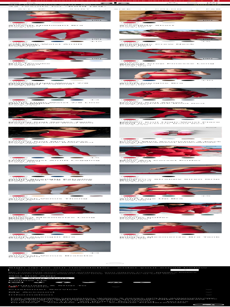 bold red Alo Yoga 2 | PDF | Fashion | Clothing