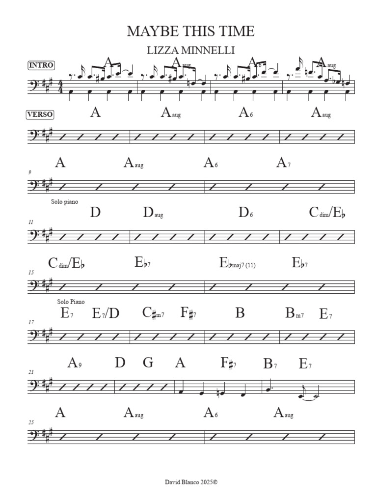 Maybe This Time | PDF