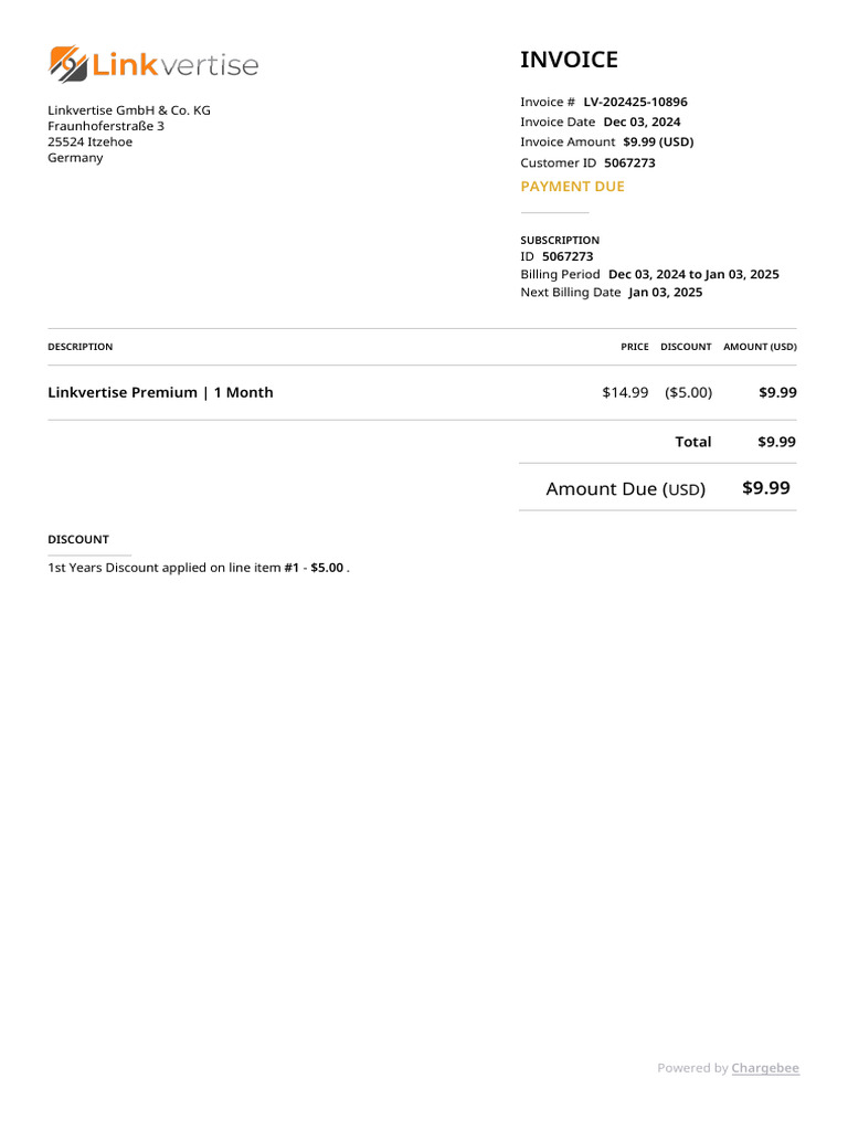 Linkvertise Invoice Azz8E4UWVRX2q7Ite | PDF