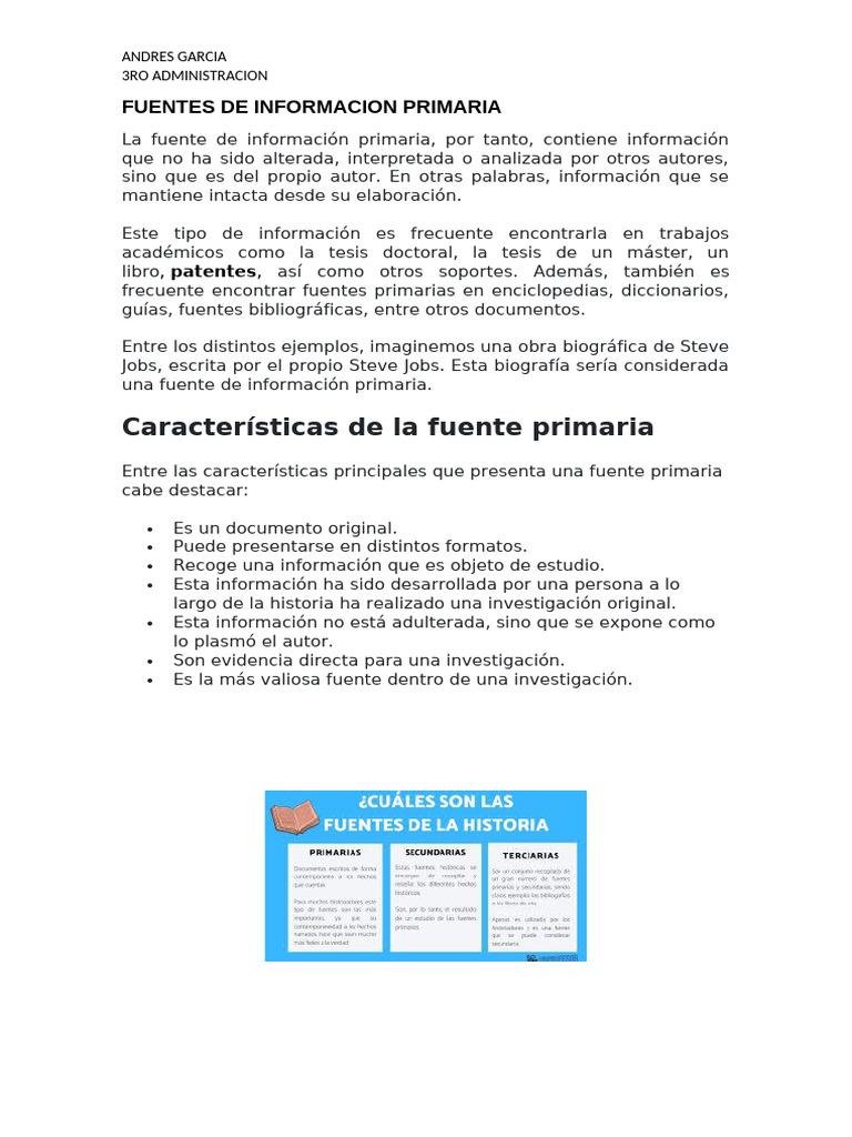 Fuentes Primarias: Guía Esencial | PDF