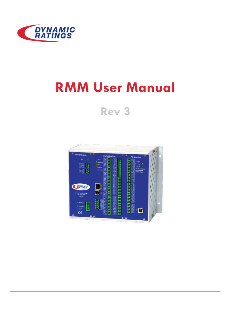 180104 DM Series RMM User Manual | PDF | Capacitor | Sensor