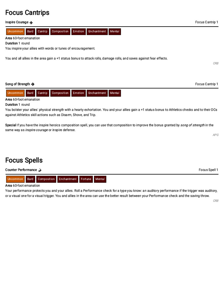 Pathbuilder2e Document Pdf