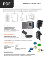 AFL Mini-DIN-Rail-Enclosure | PDF | Optical Fiber | Electrical Engineering