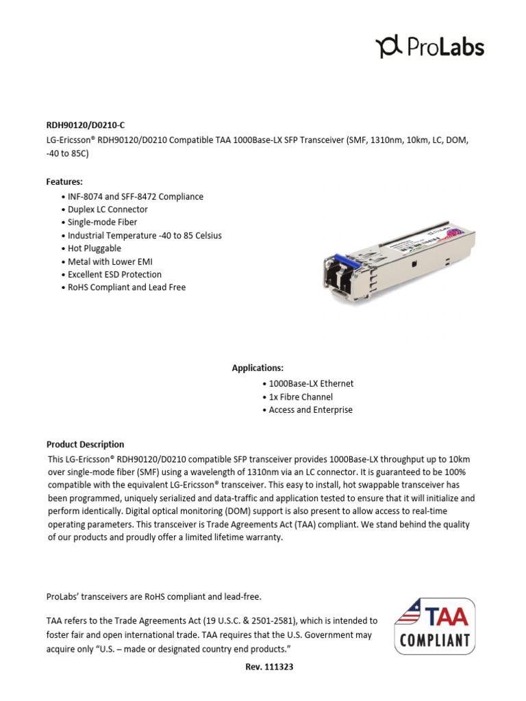 RDH90120_D0210-C_Datasheets_EN | PDF | Information And Communications Technology ...