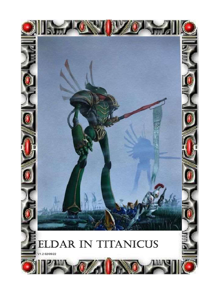 Eldar Knights and Titans in Titanicus Rules | PDF
