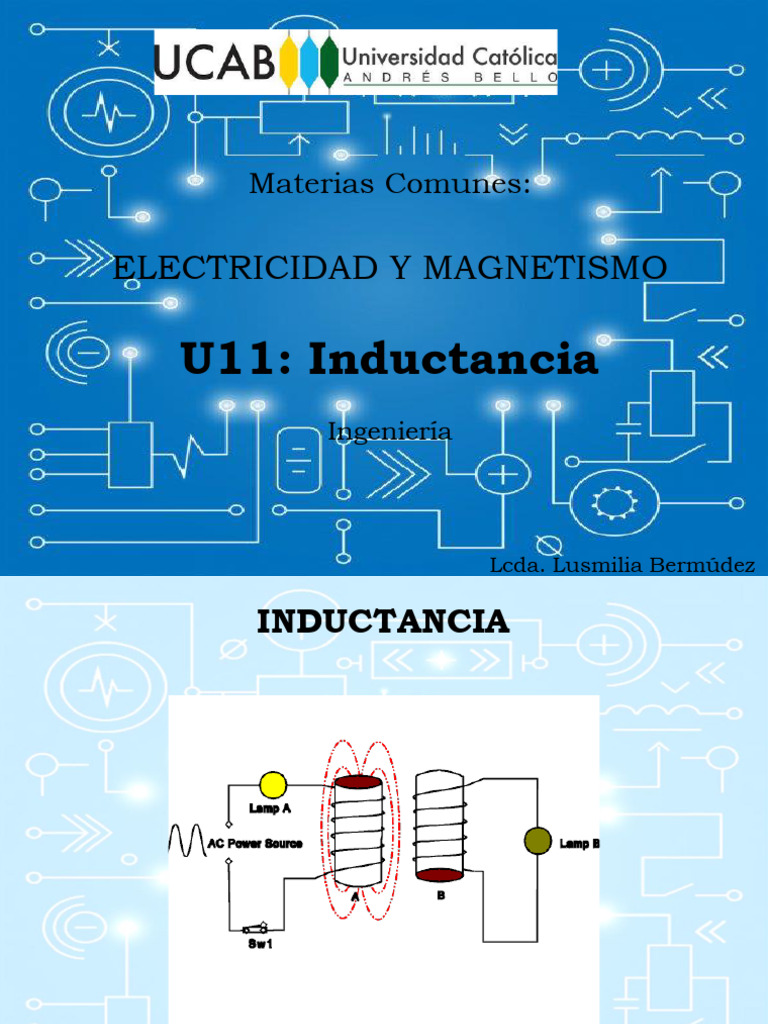 Inductancia: Conceptos y Cálculos Esenciales | PDF | Inductancia | Inductor