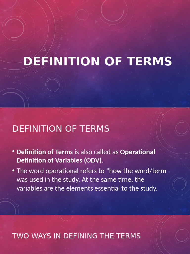Understanding Definitions and Hypotheses | PDF | Hypothesis | Methodology