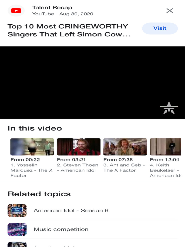 Most Cringworth Agt Auditions - Google Search | PDF