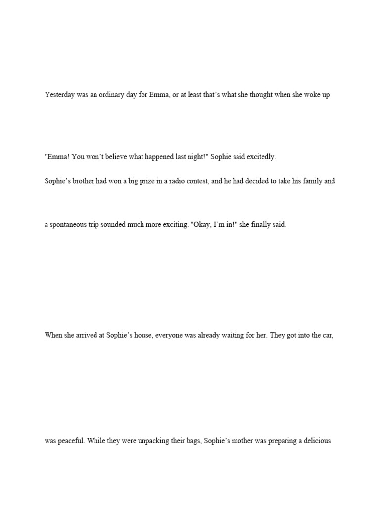 READING COMPREHENSION Past Progressive and Simple Past | PDF