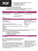 4 Types of Sentences Lesson Plan | PDF | Question | Sentence (Linguistics)