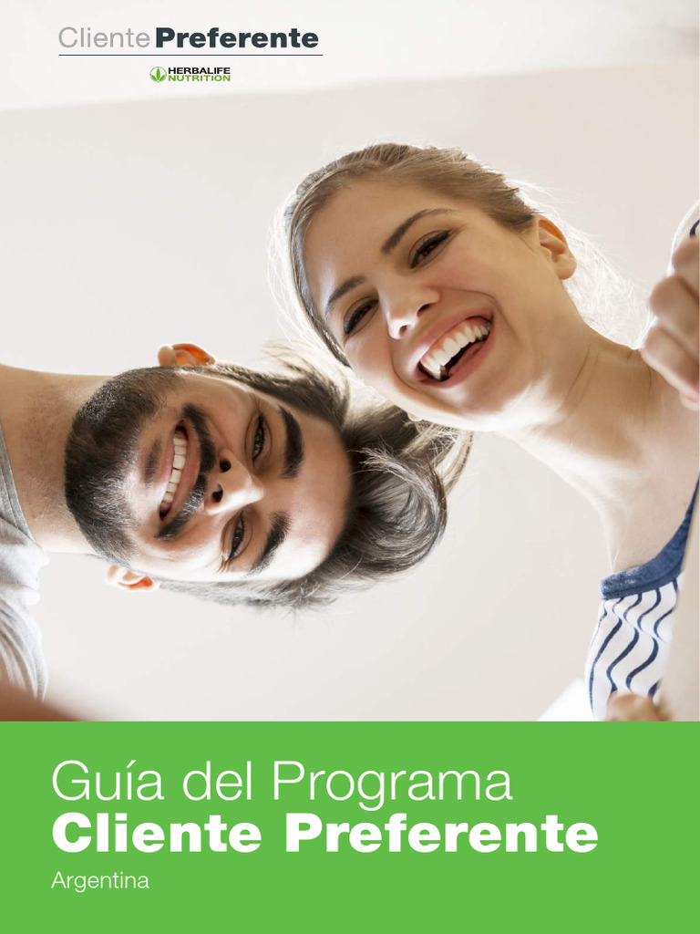 Guía del Programa Cliente Preferente Herbalife | PDF | Cliente | Marketing