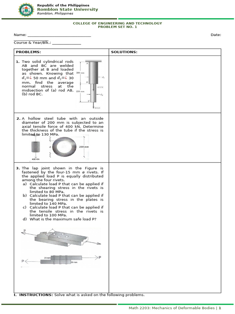 PROBLEM-SET-NO.-1-1 | PDF