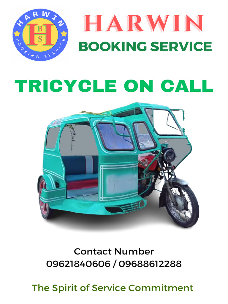 Tricycle On Call Booking Service | PDF