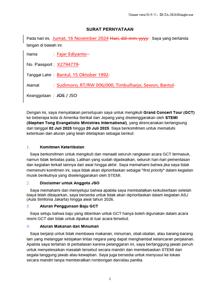 GCT 2025 - Commitment Letter v.29102024 - Locked | PDF