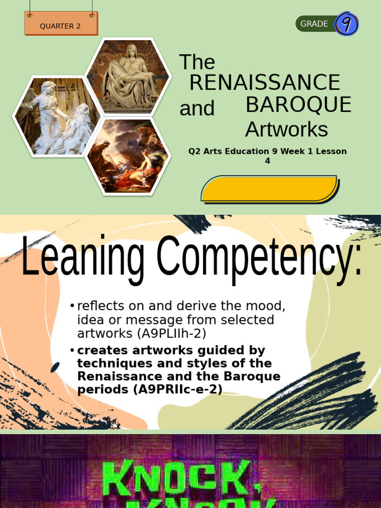 Q2 PPT_ARTS 9_Week 1_Lesson 4 (Arts of Renaissance and Baroque Era ...