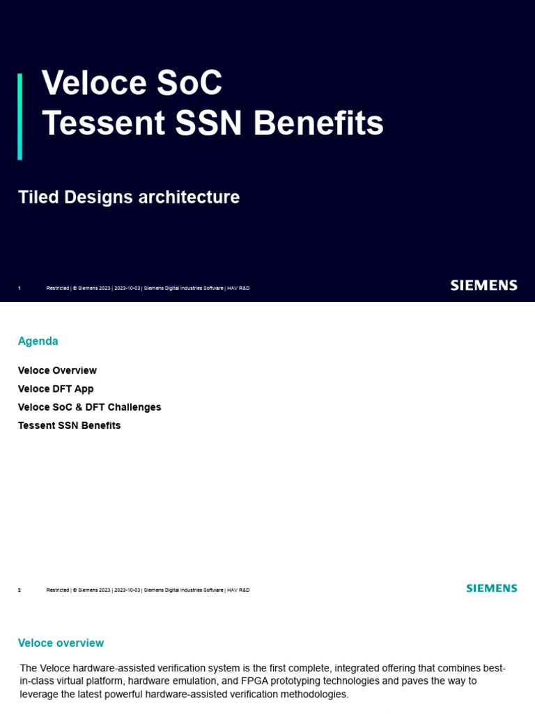 Veloce SoC DFT Solutions Overview | PDF | System On A Chip | Computer ...