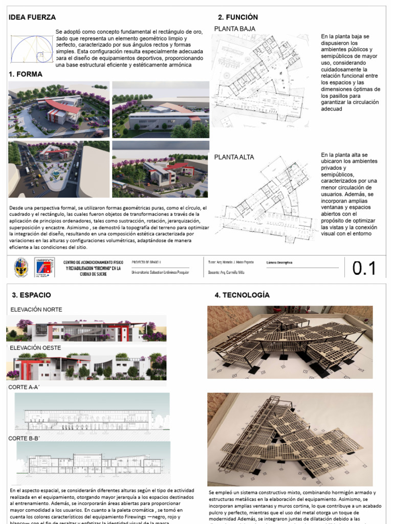 Laminas Descriptivas 000 | PDF | Diseño | Geometría